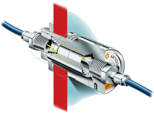 AR-081 Bulkhead connector | Artidor Explosion Safety B.V.